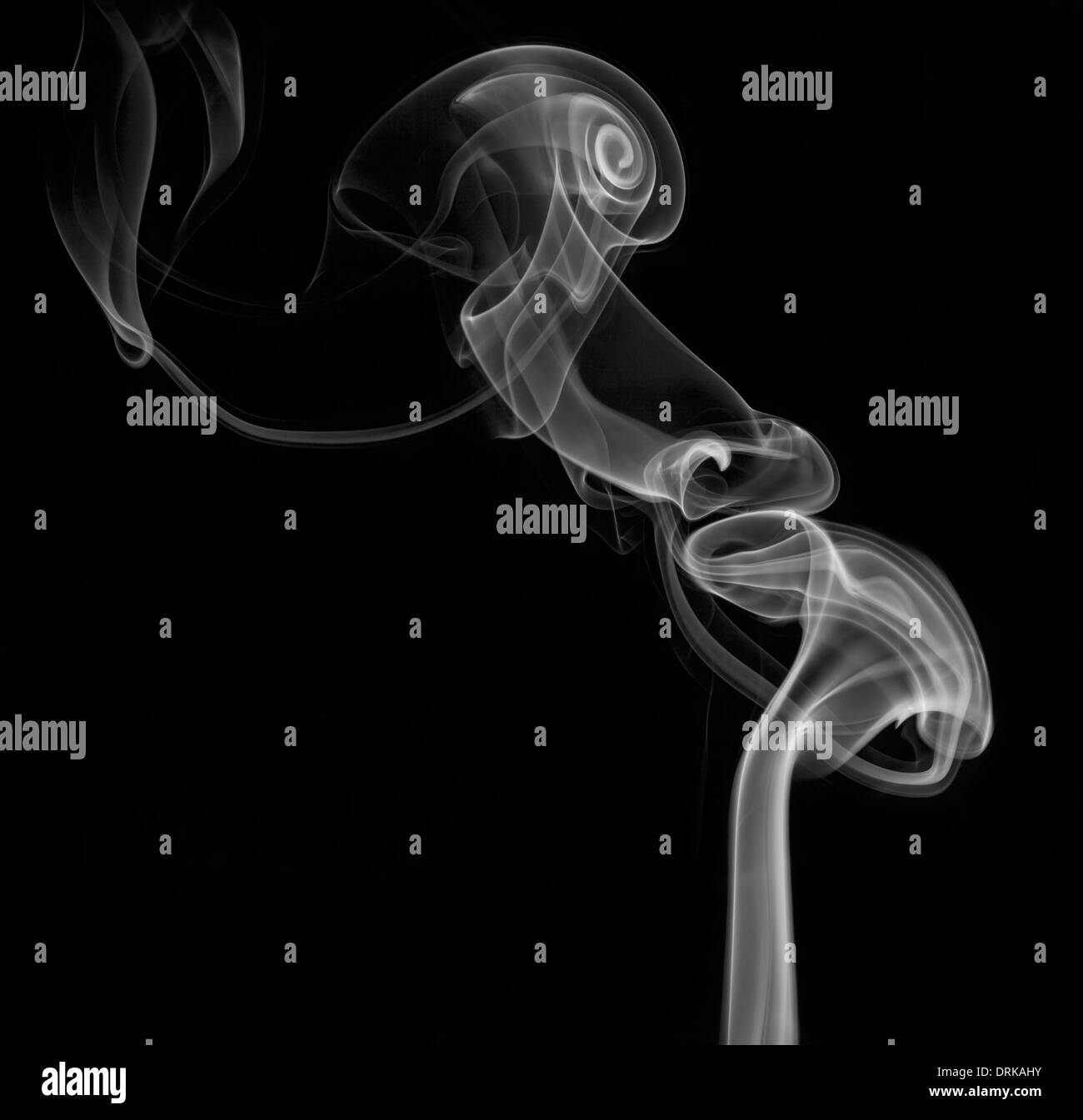 white abstract smoke isolated black background Stock Photo - Alamy