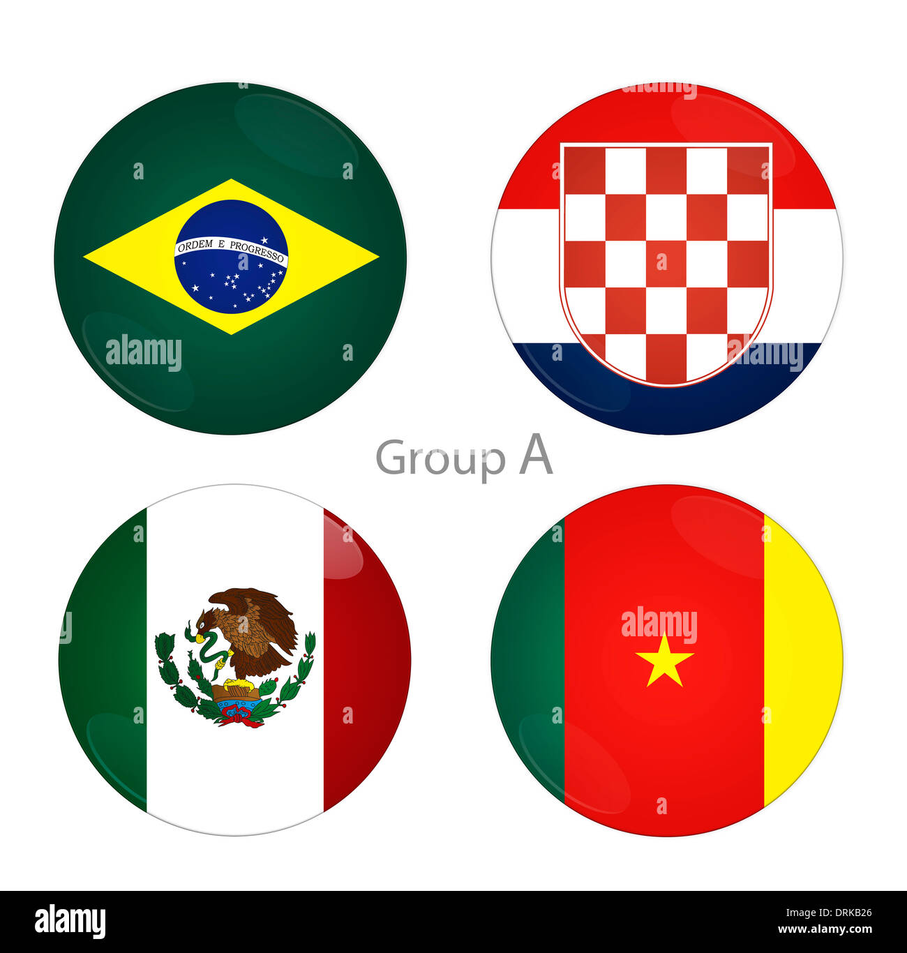 Brazil team group brazil croatia hi-res stock photography and images ...
