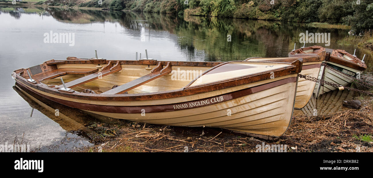 Wooden fishing boats belonging to Fanad Angling Club, Fanad, Fanad ...