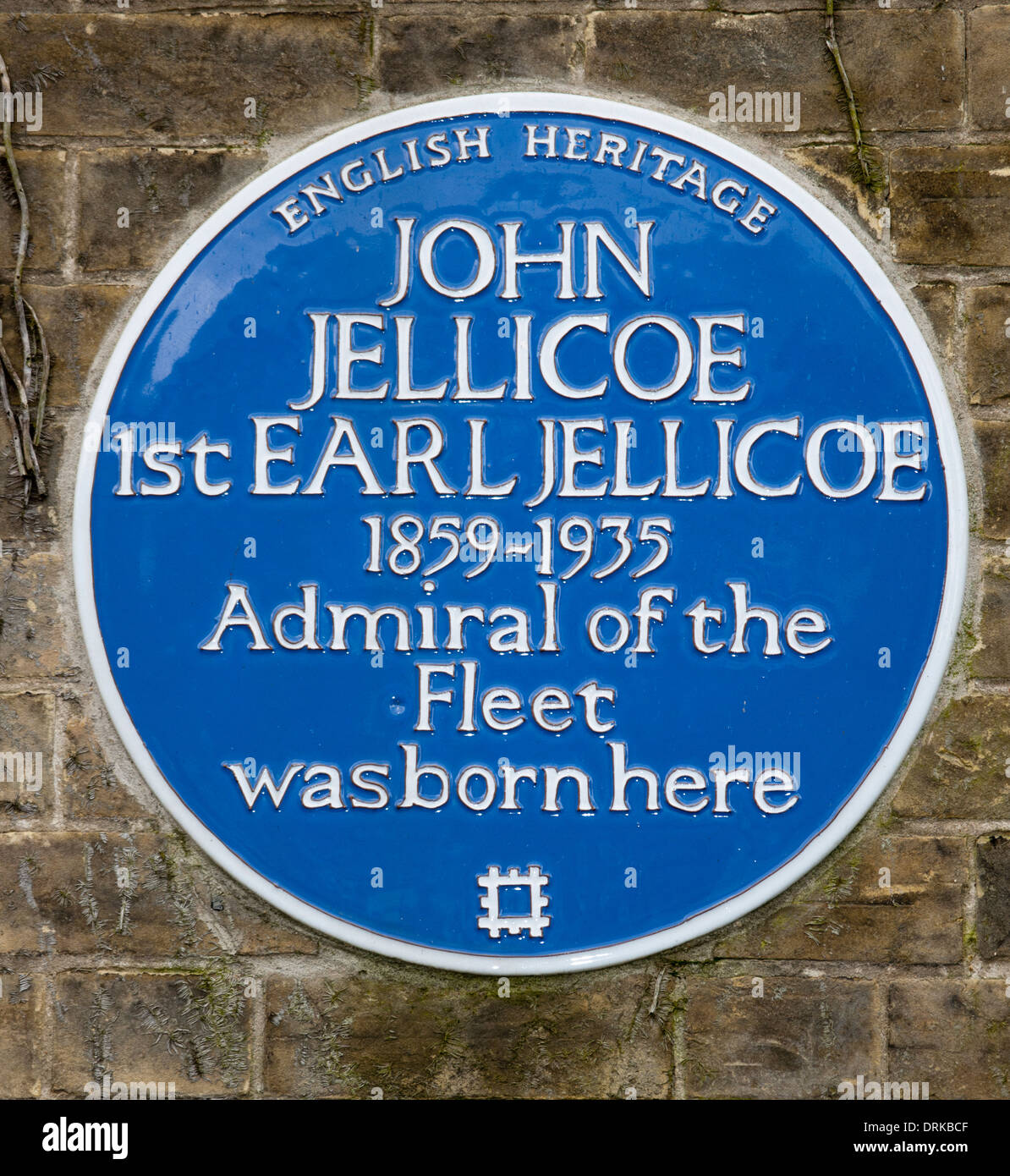 Blue plaque for John Jellicoe 1st Earl Jellicoe at 2 Cranbury Place ...