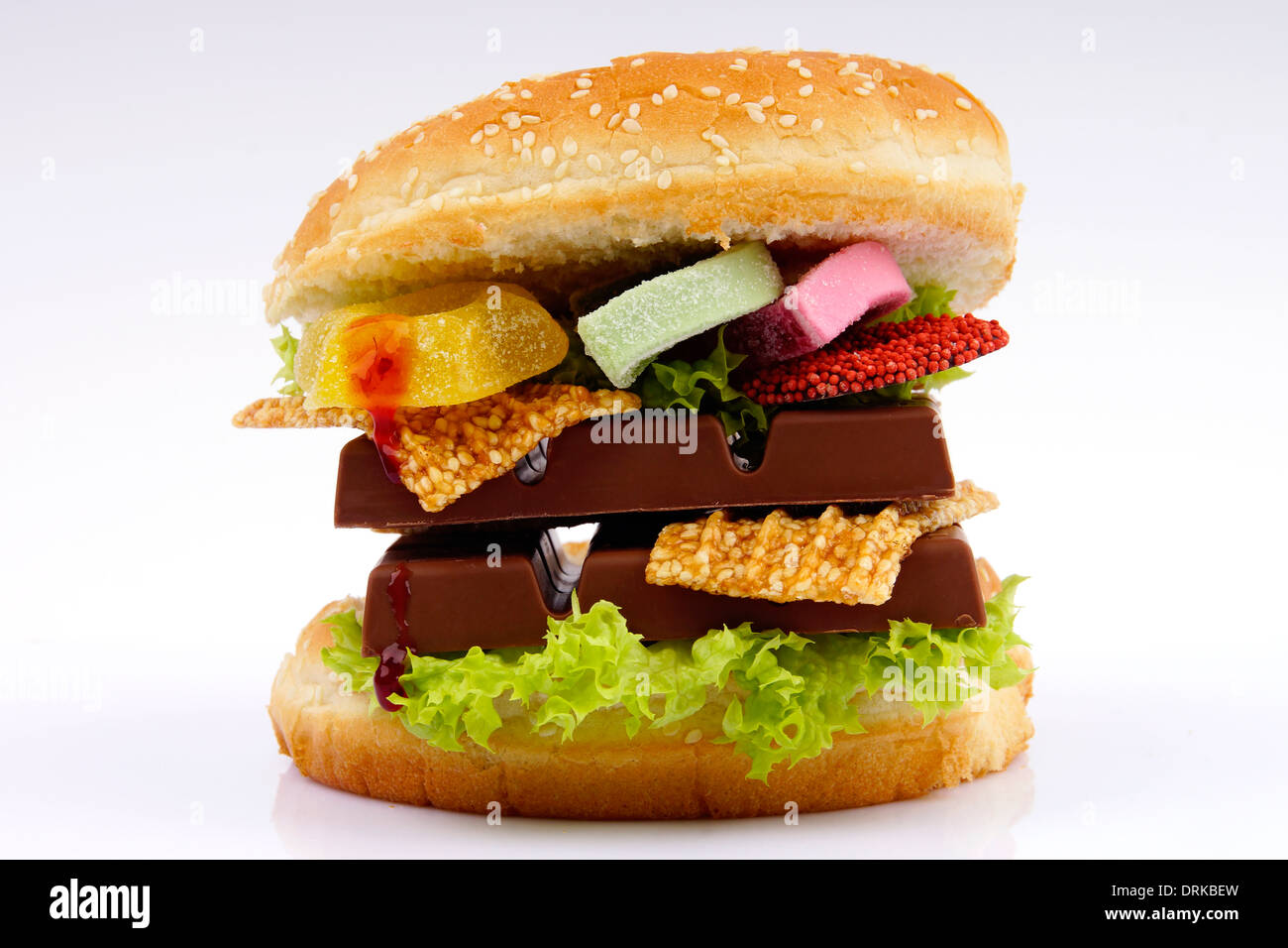 Marshmallow burger hi-res stock photography and images - Alamy