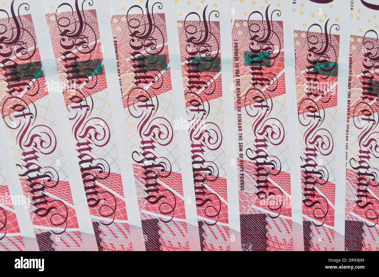 British fifty pound note hi-res stock photography and images - Alamy