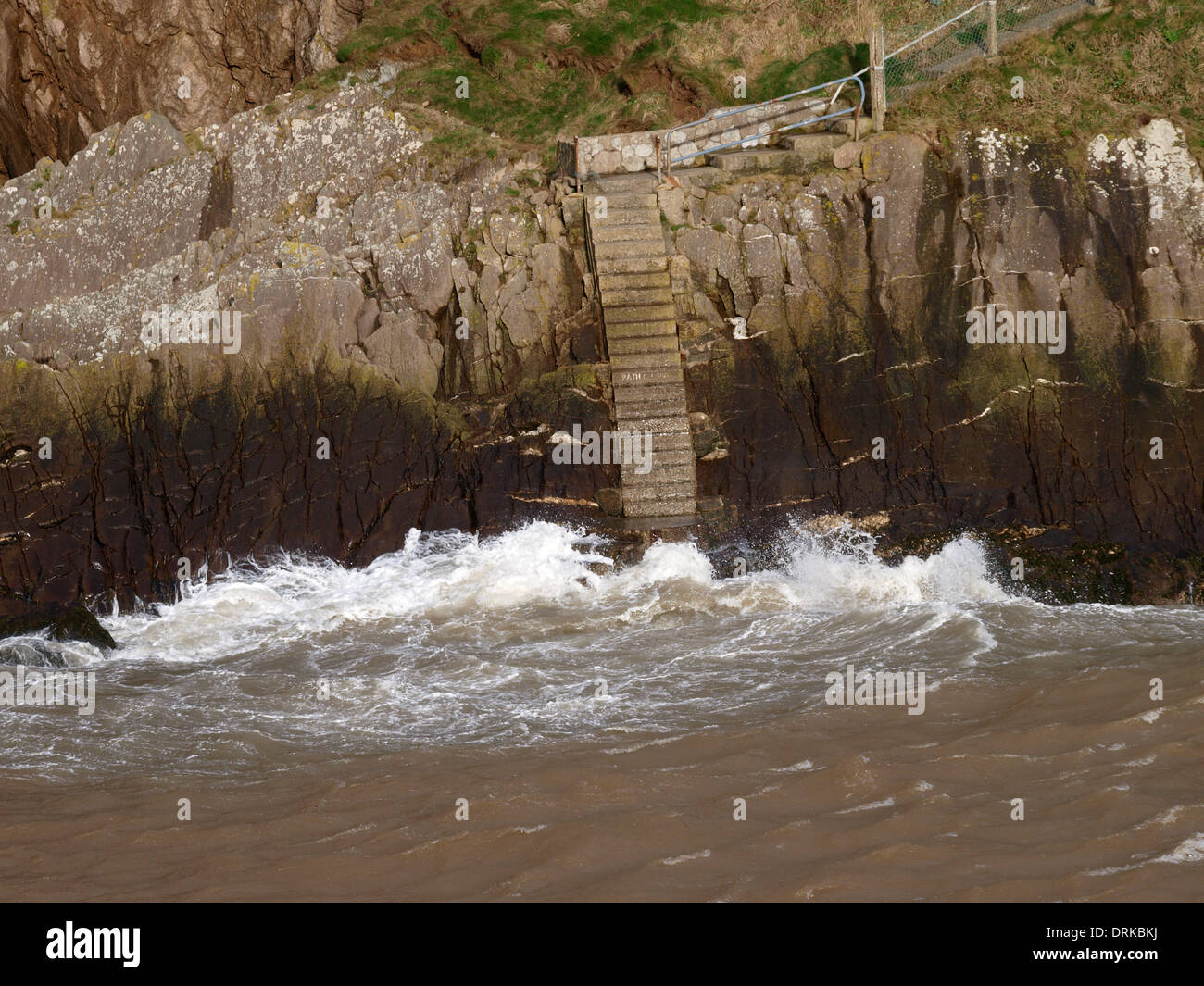 Combe martin steps hi-res stock photography and images - Alamy