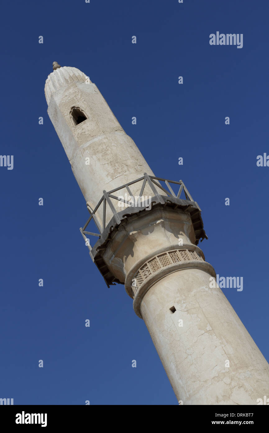 Minaret of the Al Khamis Mosque, the oldest mosque in the Kingdom of ...
