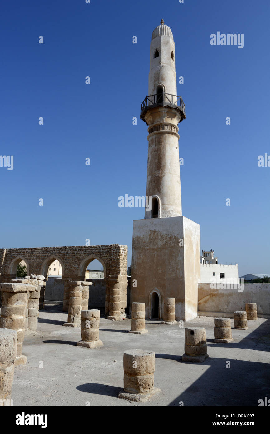 Al Khamis Mosque, the oldest mosque in the Kingdom of Bahrain Stock ...