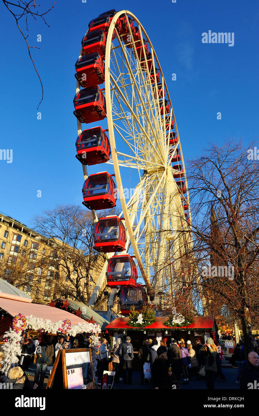 The Big Wheel in Princes Street Gardens, Edinburgh, Scotland, United ...