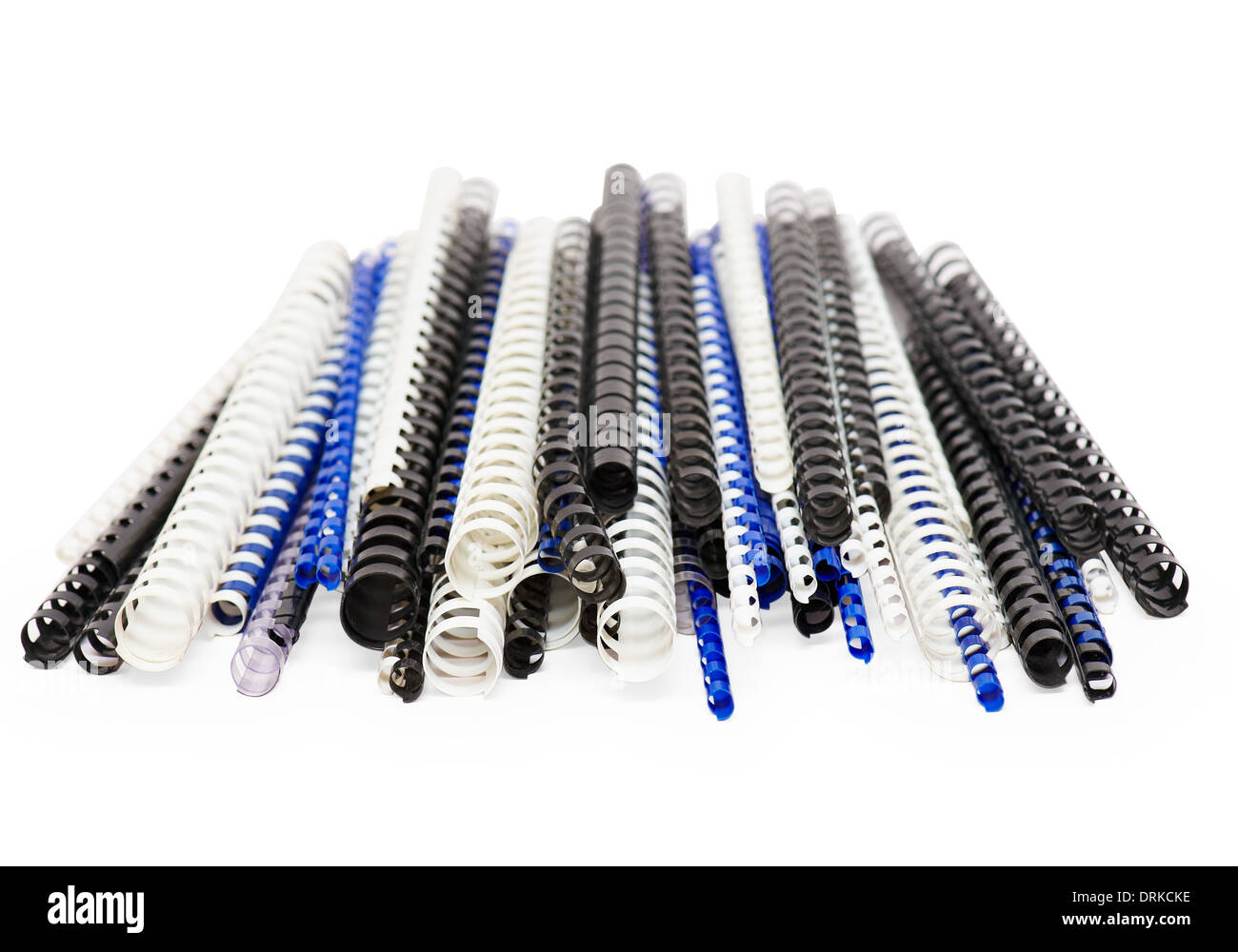 Plastic color springs for cover Stock Photo - Alamy