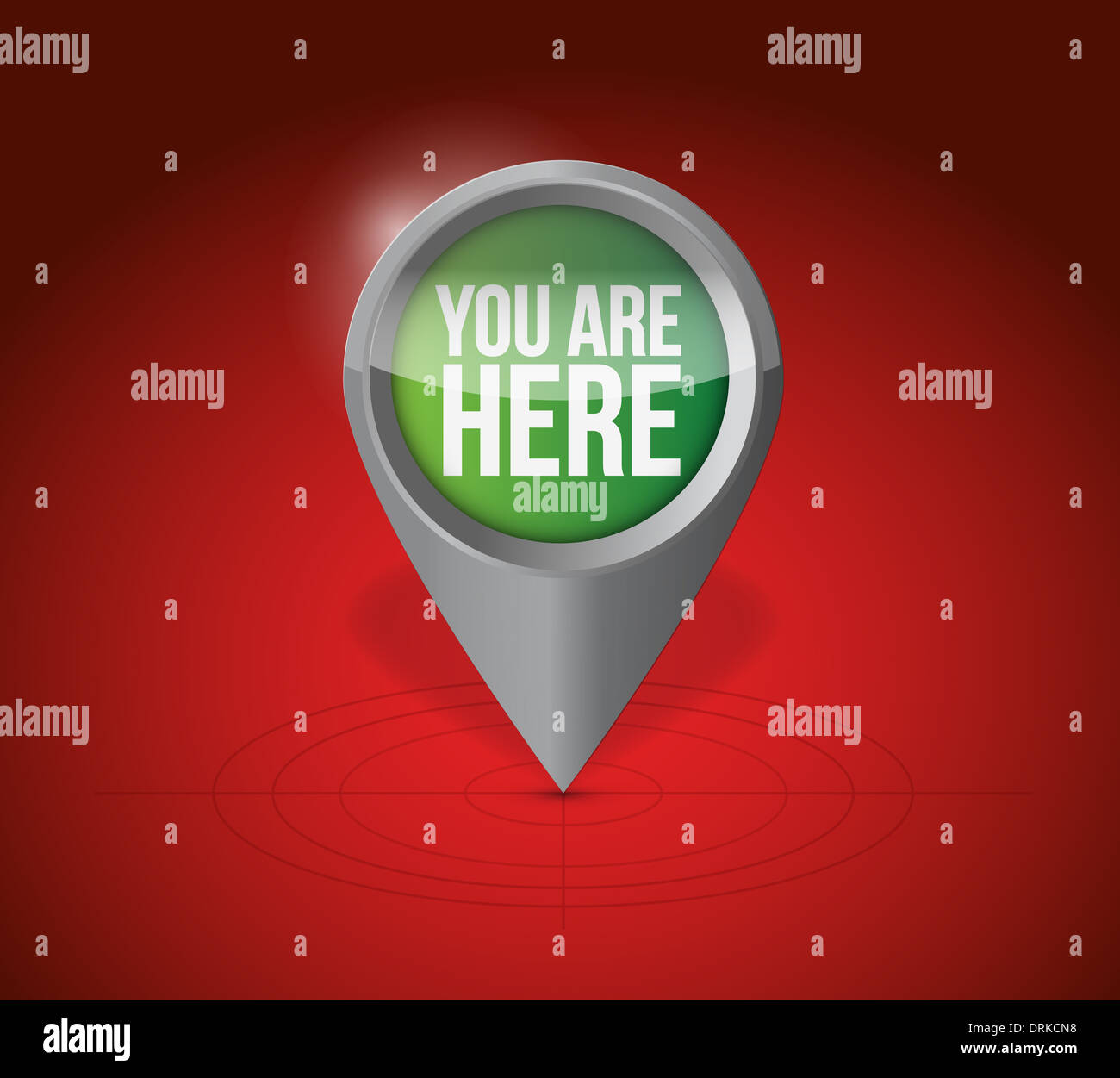 you are here pointer locator illustration design over a white ...