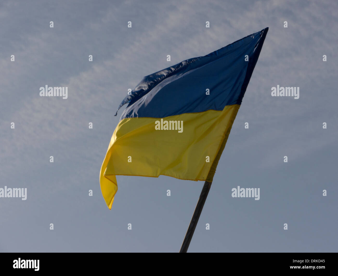 Ivankiv winter festival Ukraine burning man Stock Photo - Alamy