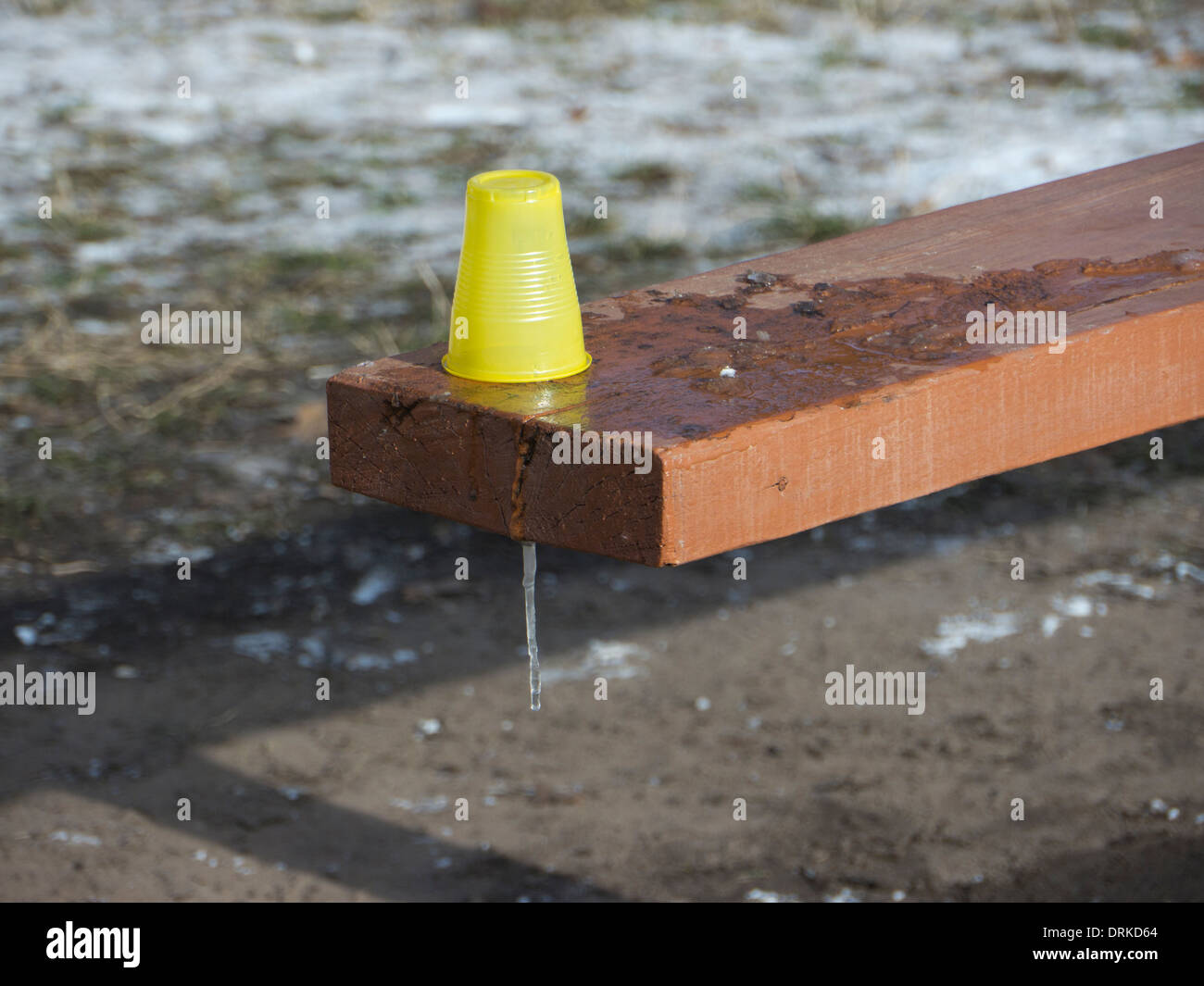 Ivankiv winter festival Ukraine burning man Stock Photo - Alamy