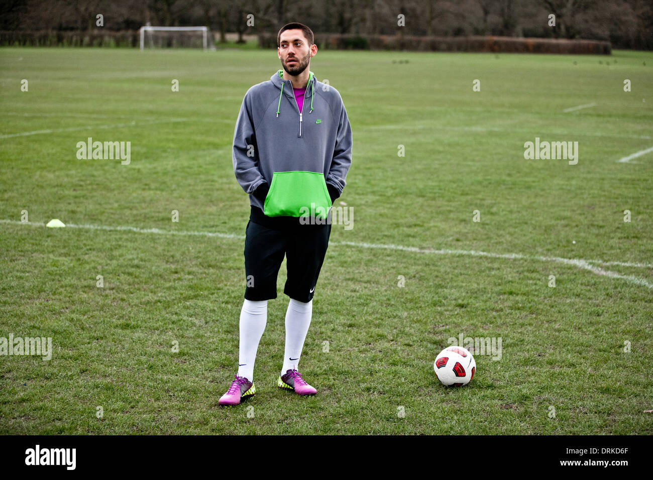 North American Soccer Star Clint Dempsey in London Stock Photo - Alamy