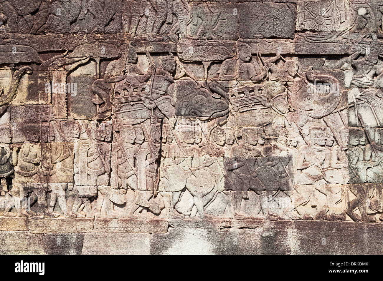 Bayon bas reliefs hi-res stock photography and images - Alamy