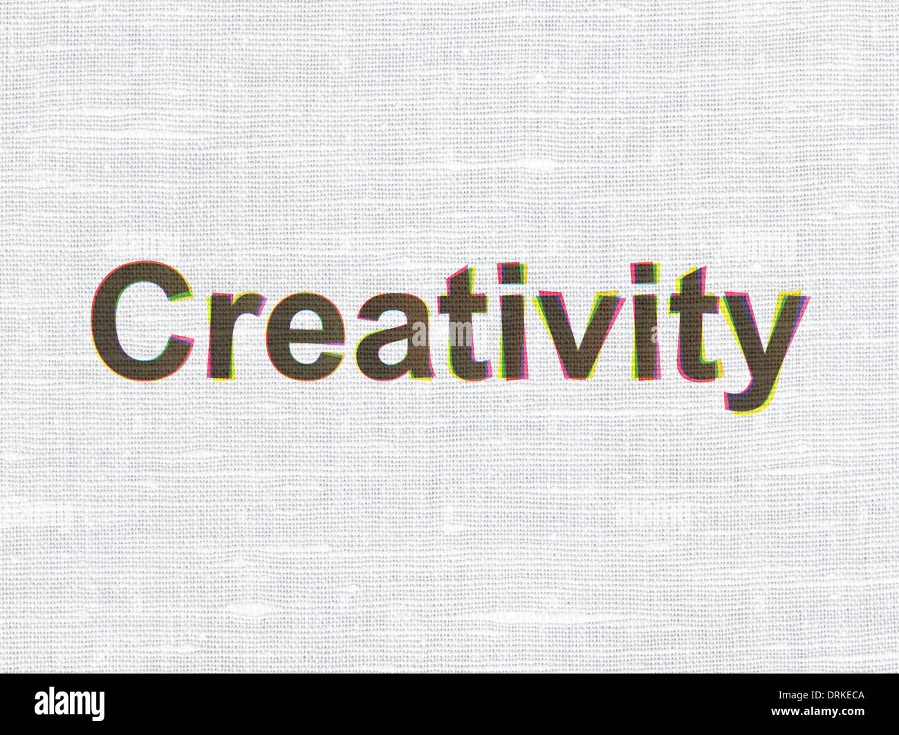 Marketing concept: Creativity on fabric texture background Stock Photo ...
