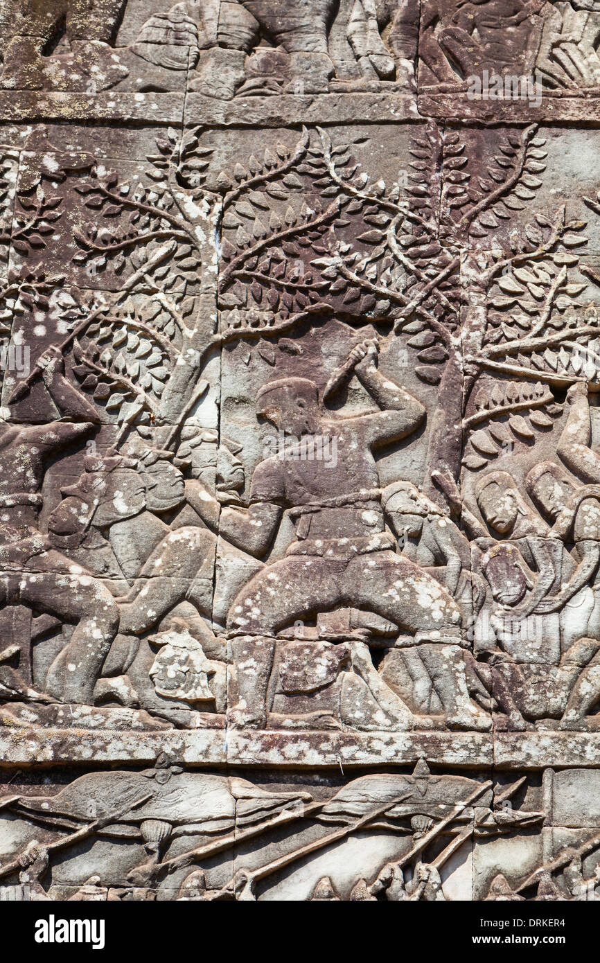 Bayon reliefs hi-res stock photography and images - Alamy