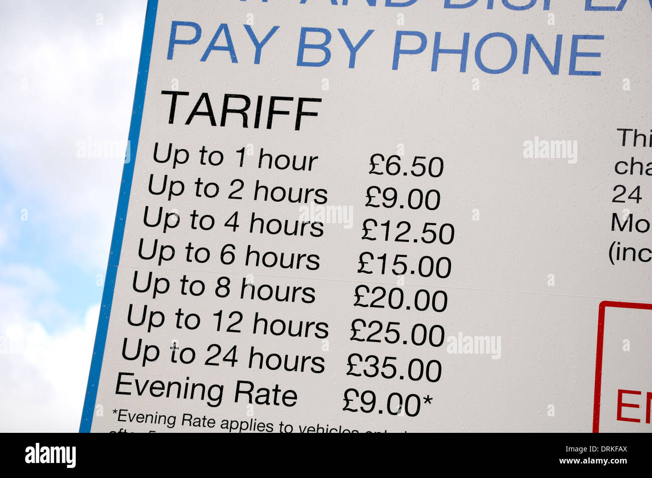 Uk parking charges hi-res stock photography and images - Alamy