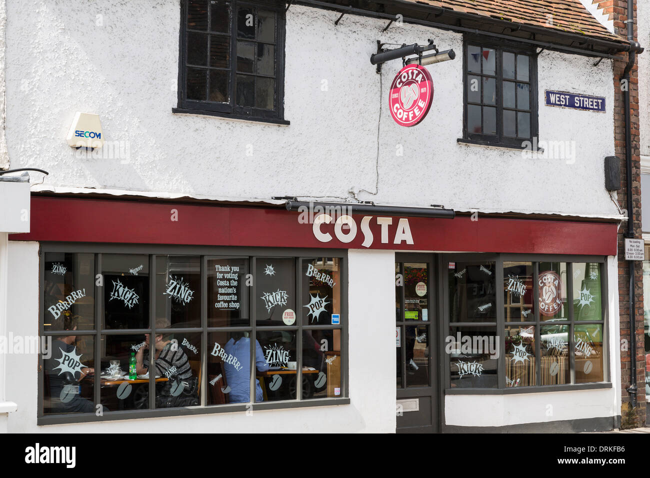 Costa Coffee shop front and signage Stock Photo - Alamy