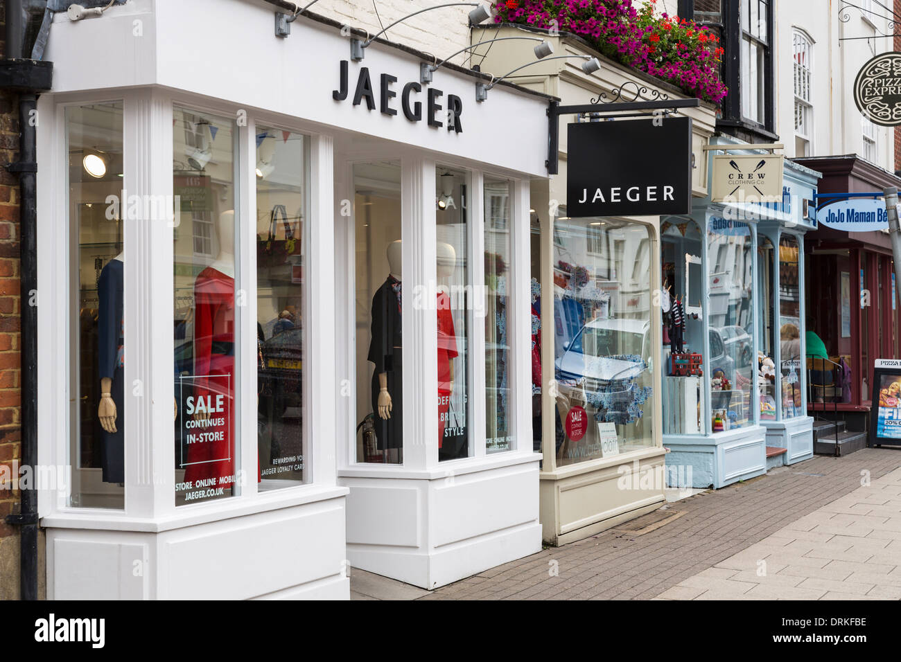 Jaeger shop front hi-res stock photography and images - Alamy