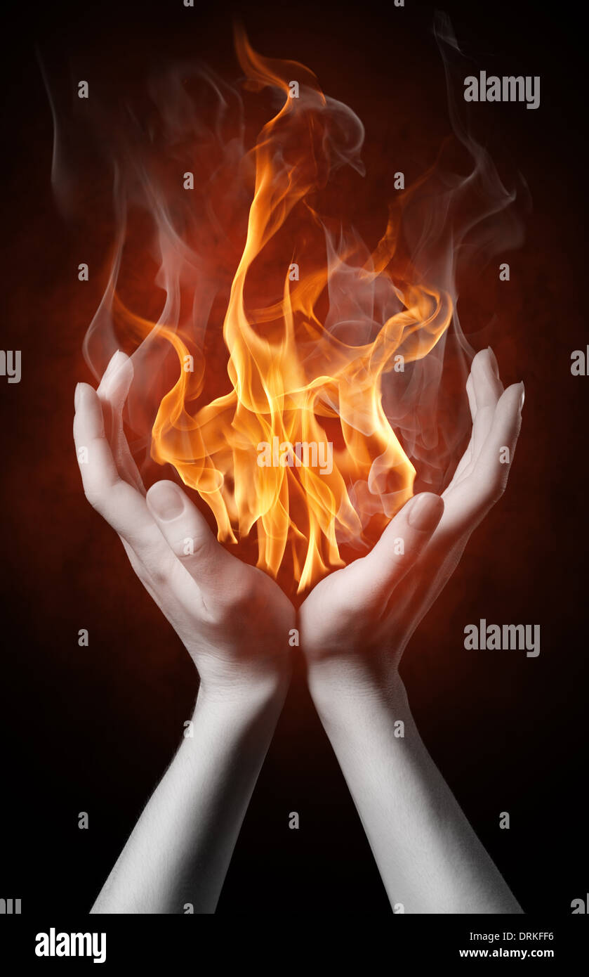 Catching Fire Hand Symbol