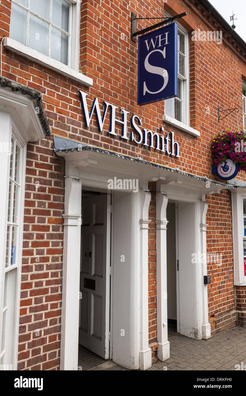 WH Smith stationers shop logo Stock Photo - Alamy