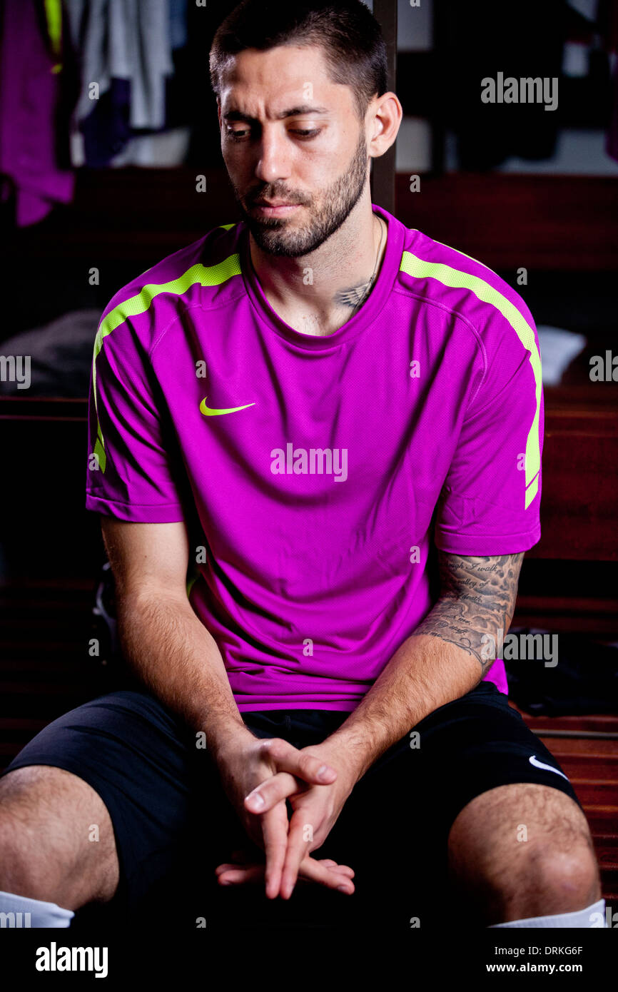 North American Soccer Star Clint Dempsey in London Stock Photo - Alamy