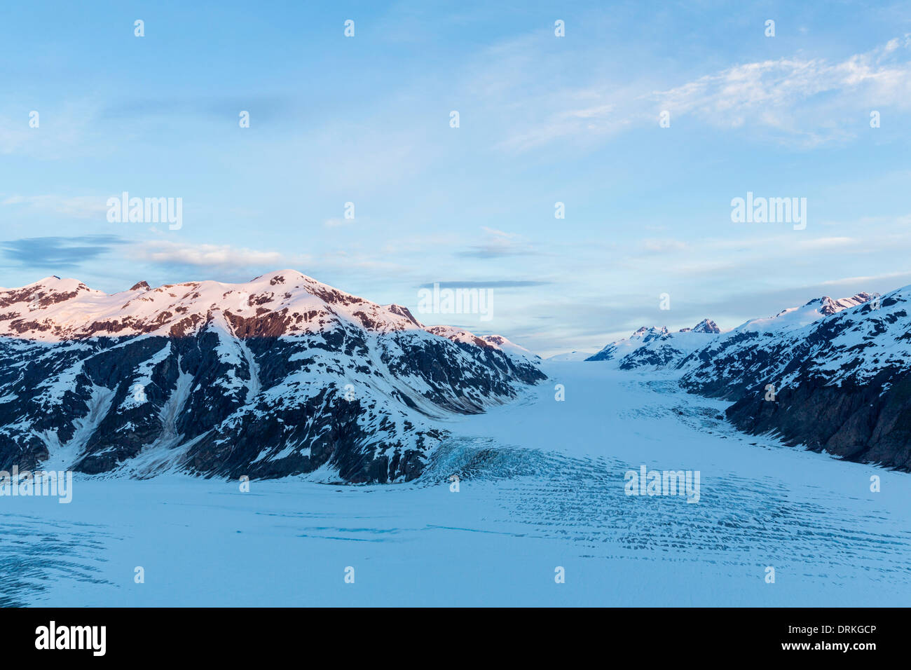 Border region Alaska-British Columbia, Salmon Glacier Stock Photo - Alamy