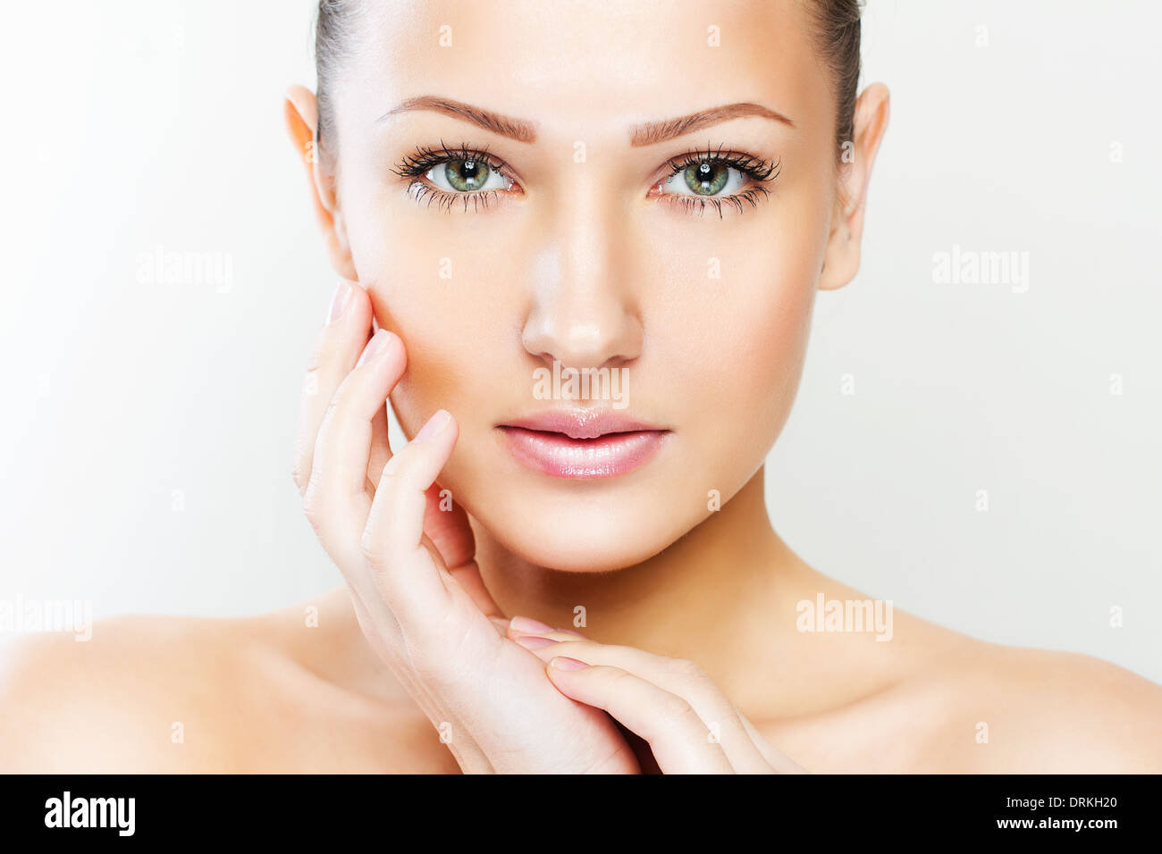 beautiful woman with perfect skin and face Stock Photo - Alamy