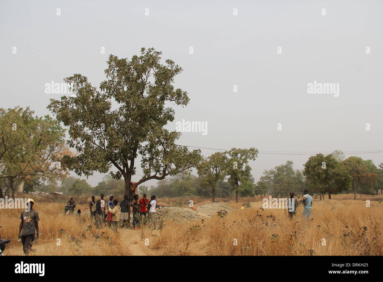 Ghana rural scene, Upper East Region, Ghana Stock Photo - Alamy