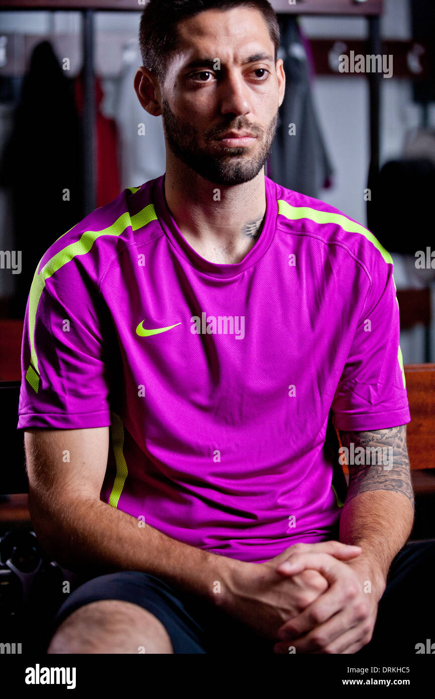 North American Soccer Star Clint Dempsey in London Stock Photo - Alamy