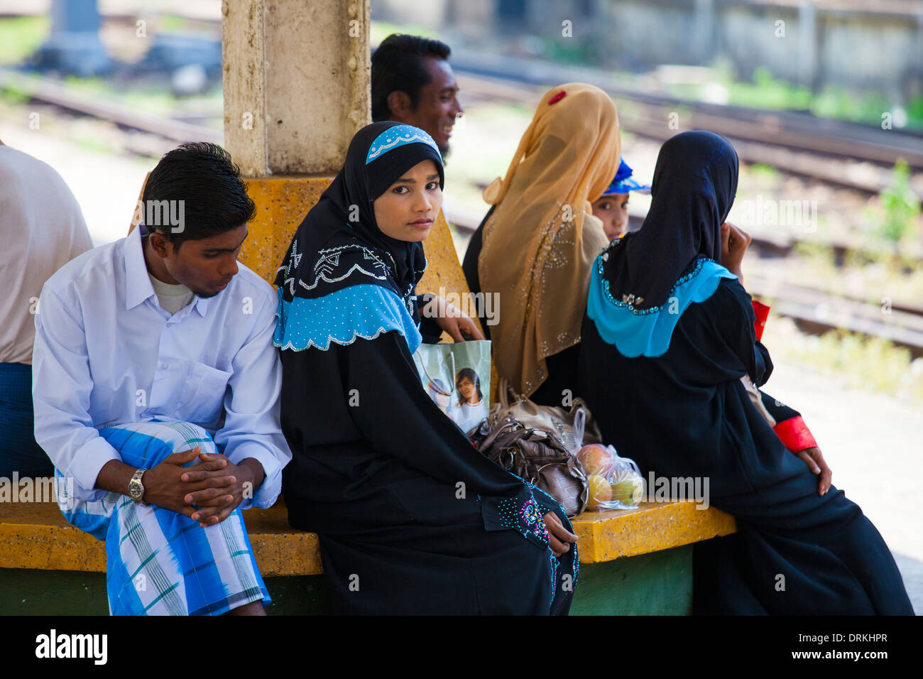 Muslim Burmese in Yangon, Myanmar Stock Photo - Alamy