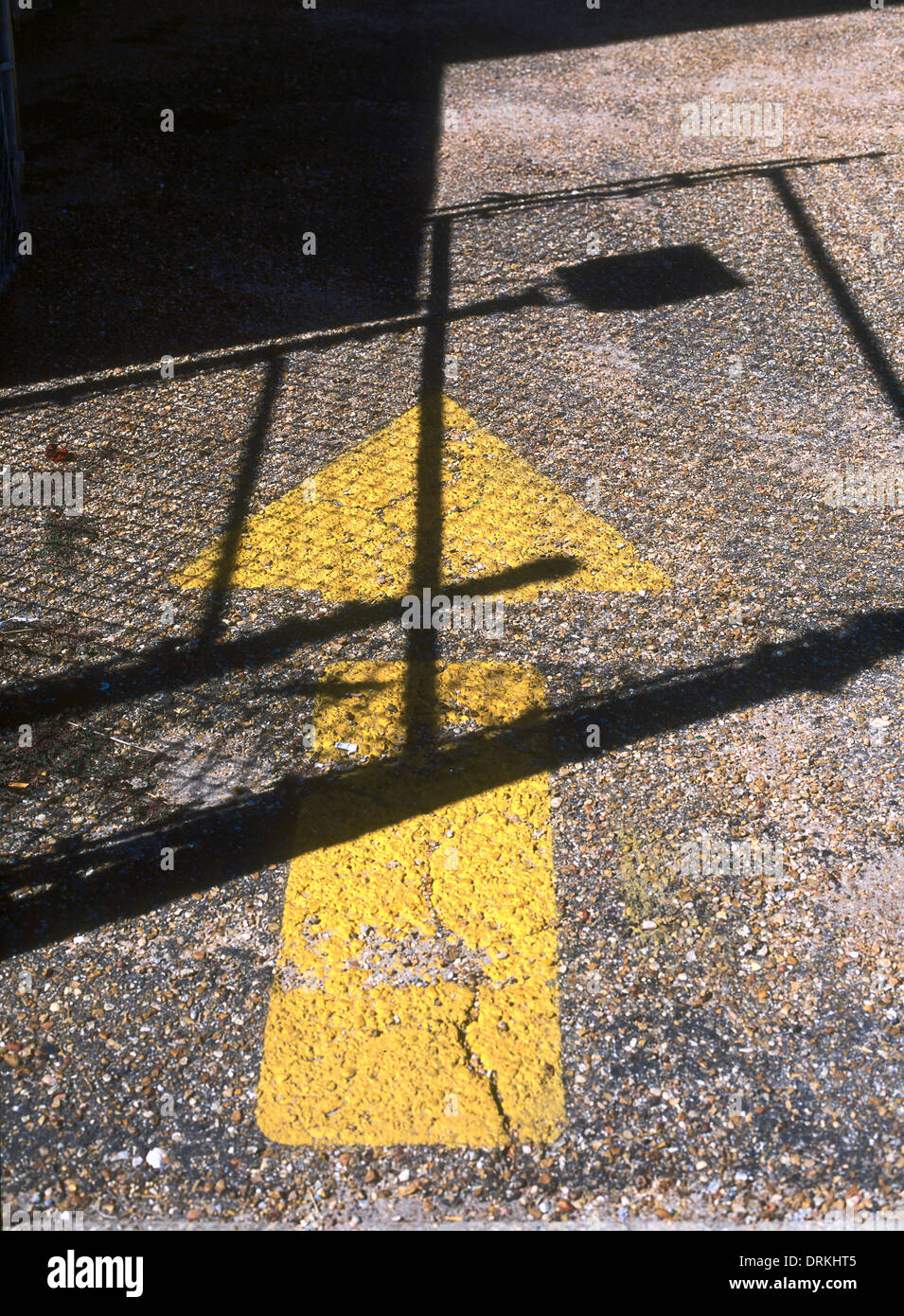 yellow arrow new orleans Stock Photo - Alamy