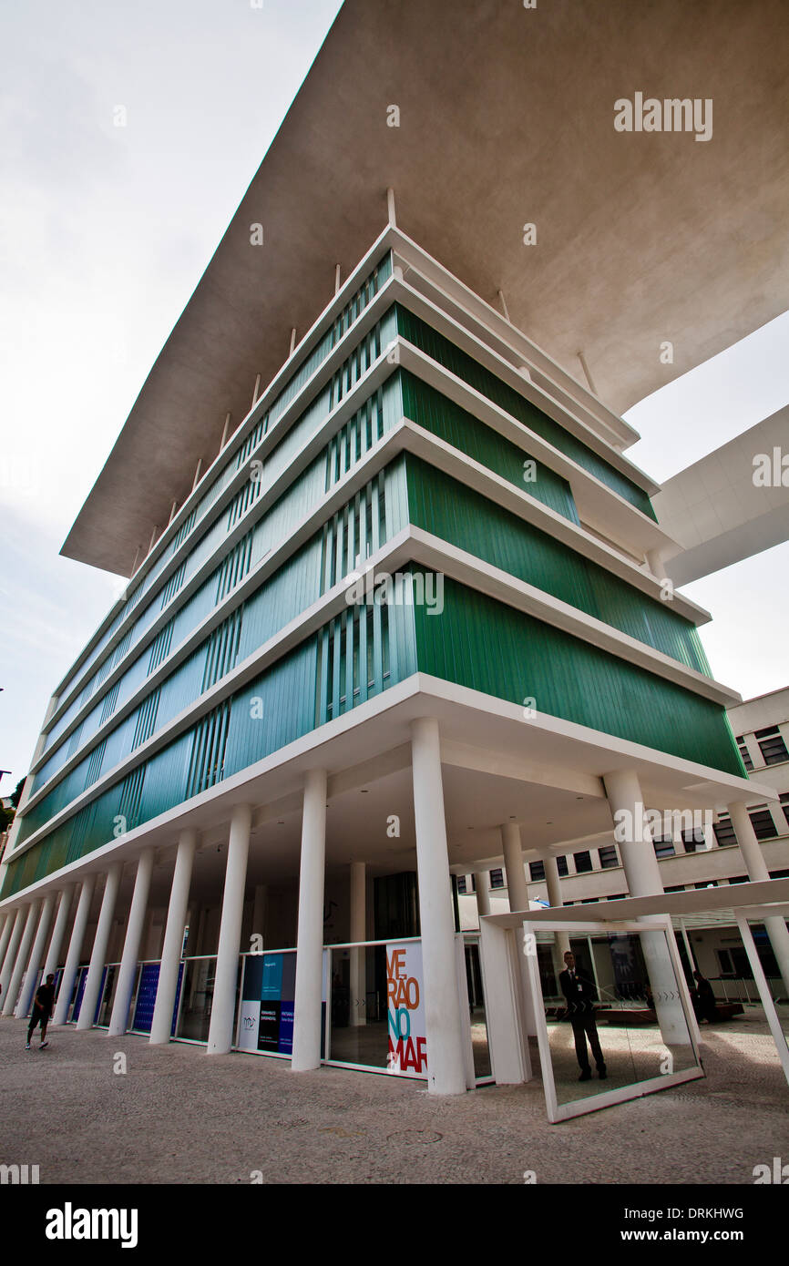 Museu de Arte do Rio ( MAR ) in downtown Rio de Janeiro, Brazil. Porto ...