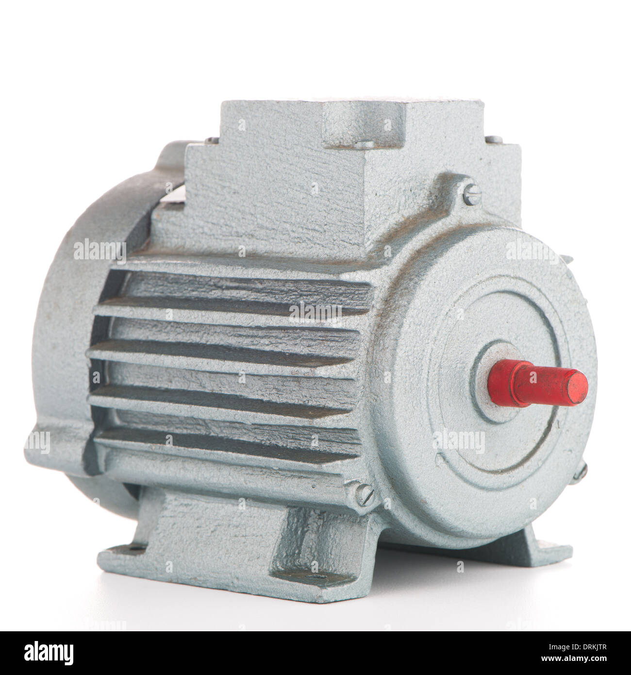 Electric motor on on white background Stock Photo - Alamy