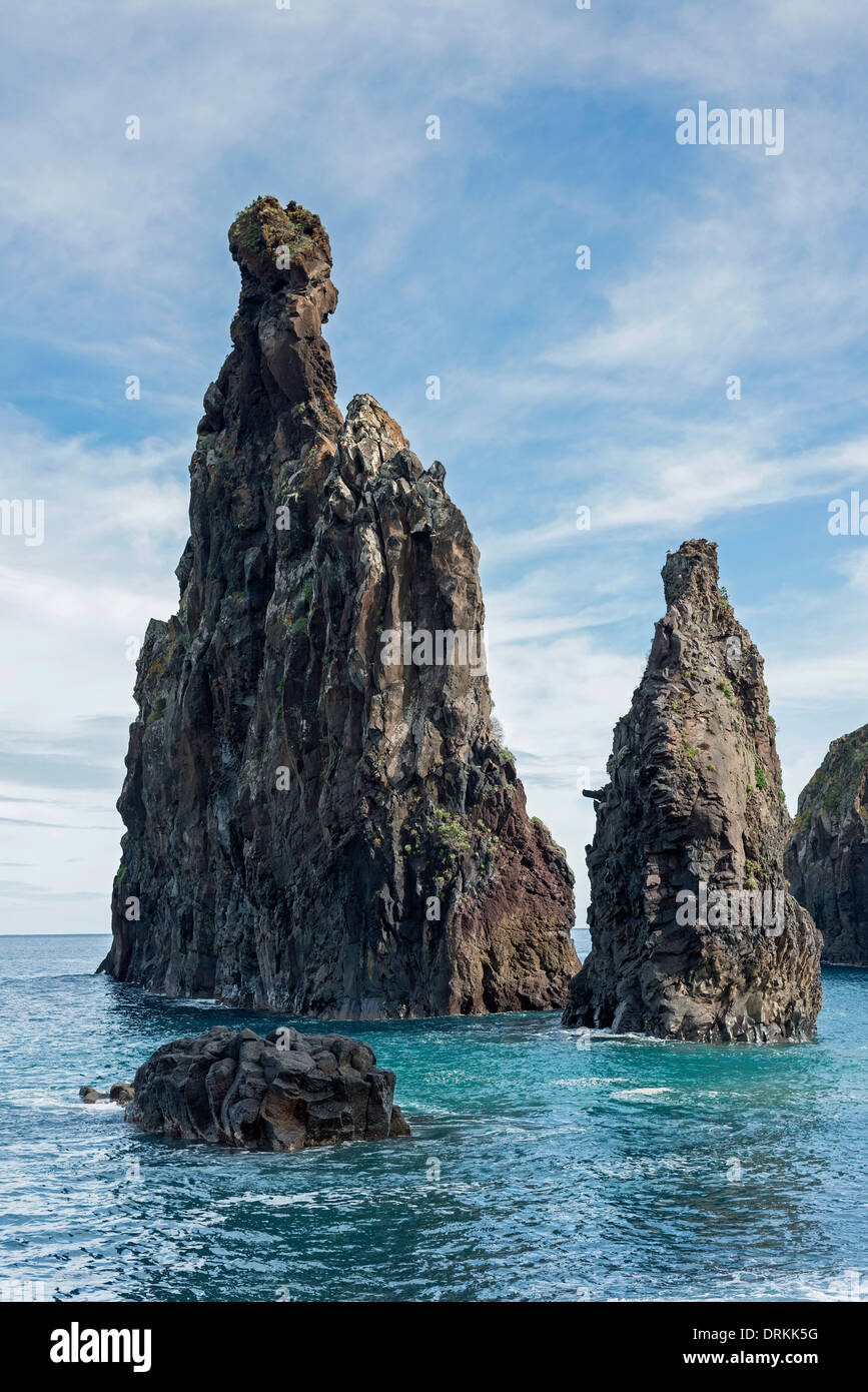 Portugal, Madeira, rock formation near Porto Moniz Stock Photo - Alamy