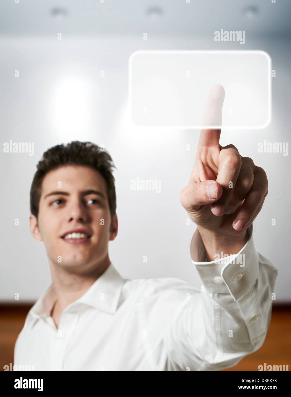 White digital screen hi-res stock photography and images - Alamy