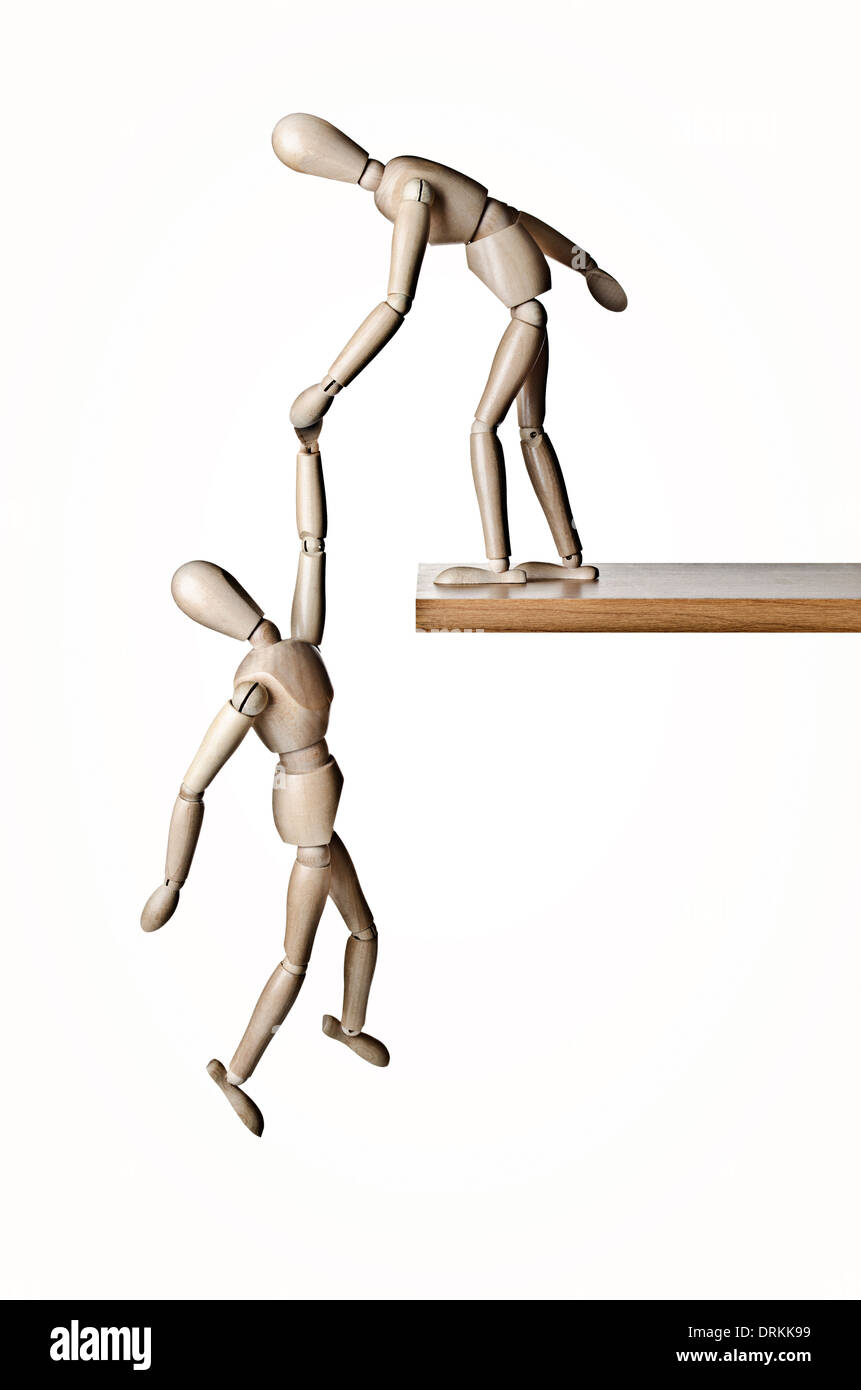 Peering over cliff edge hi-res stock photography and images - Alamy