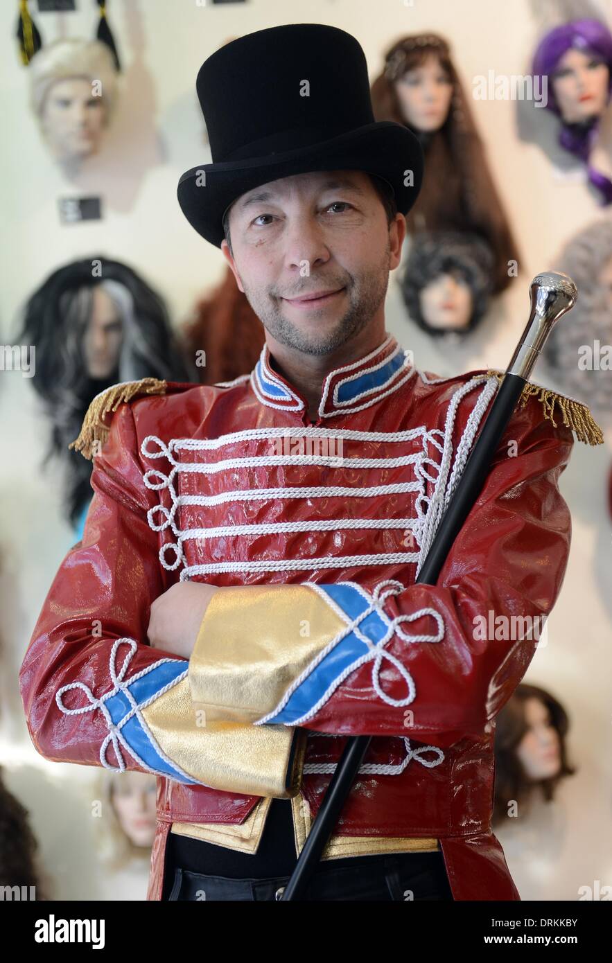 Berlin, Germany. 28th Jan, 2014. Musician René Baumann known as DJ Bobo ...