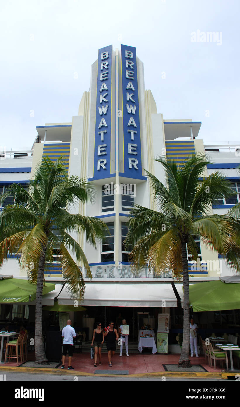 Ocean Drive South Beach Miami Florida USA Hotel Stock Photo - Alamy