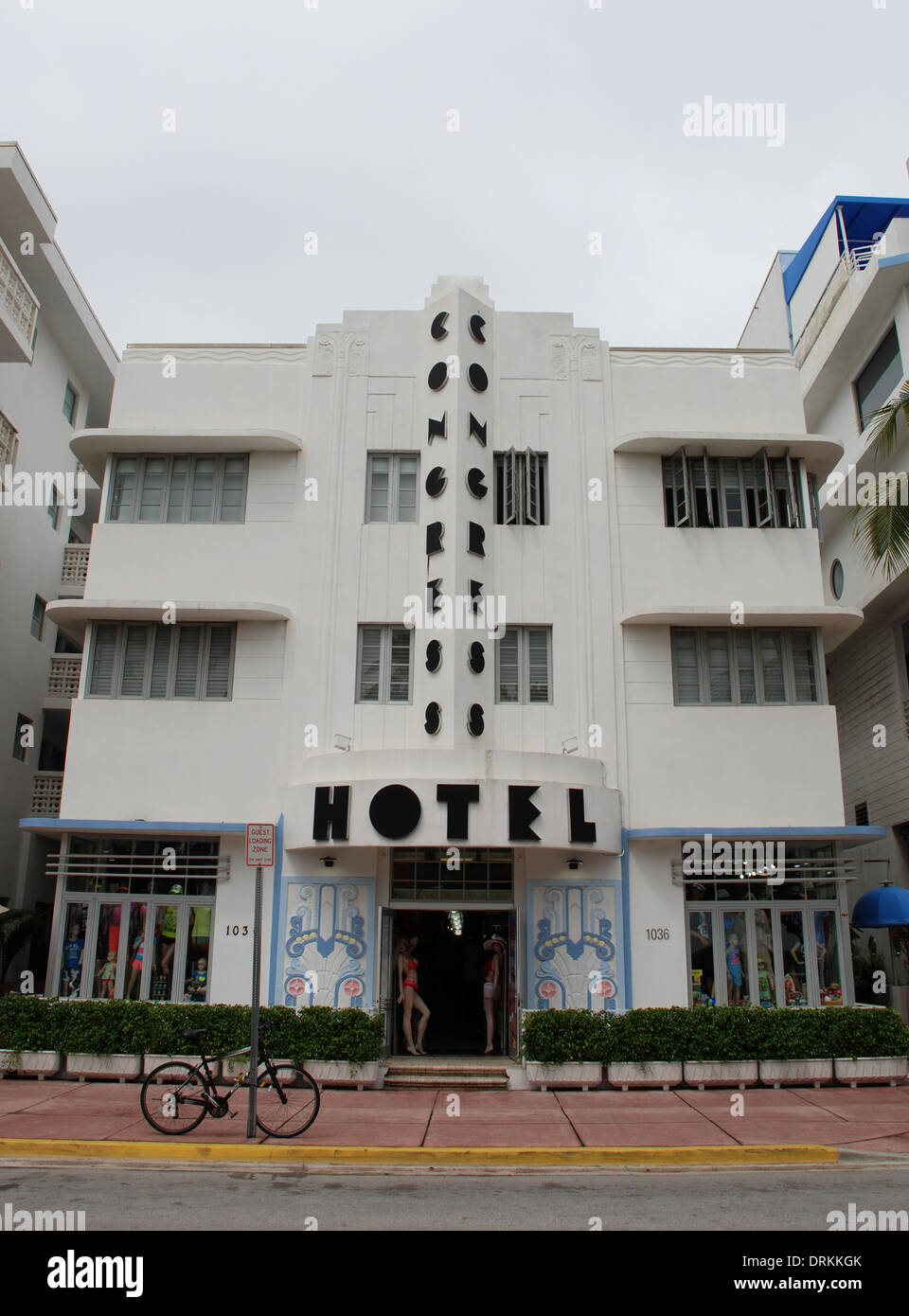 Ocean Drive South Beach Miami Florida USA Hotel Stock Photo - Alamy