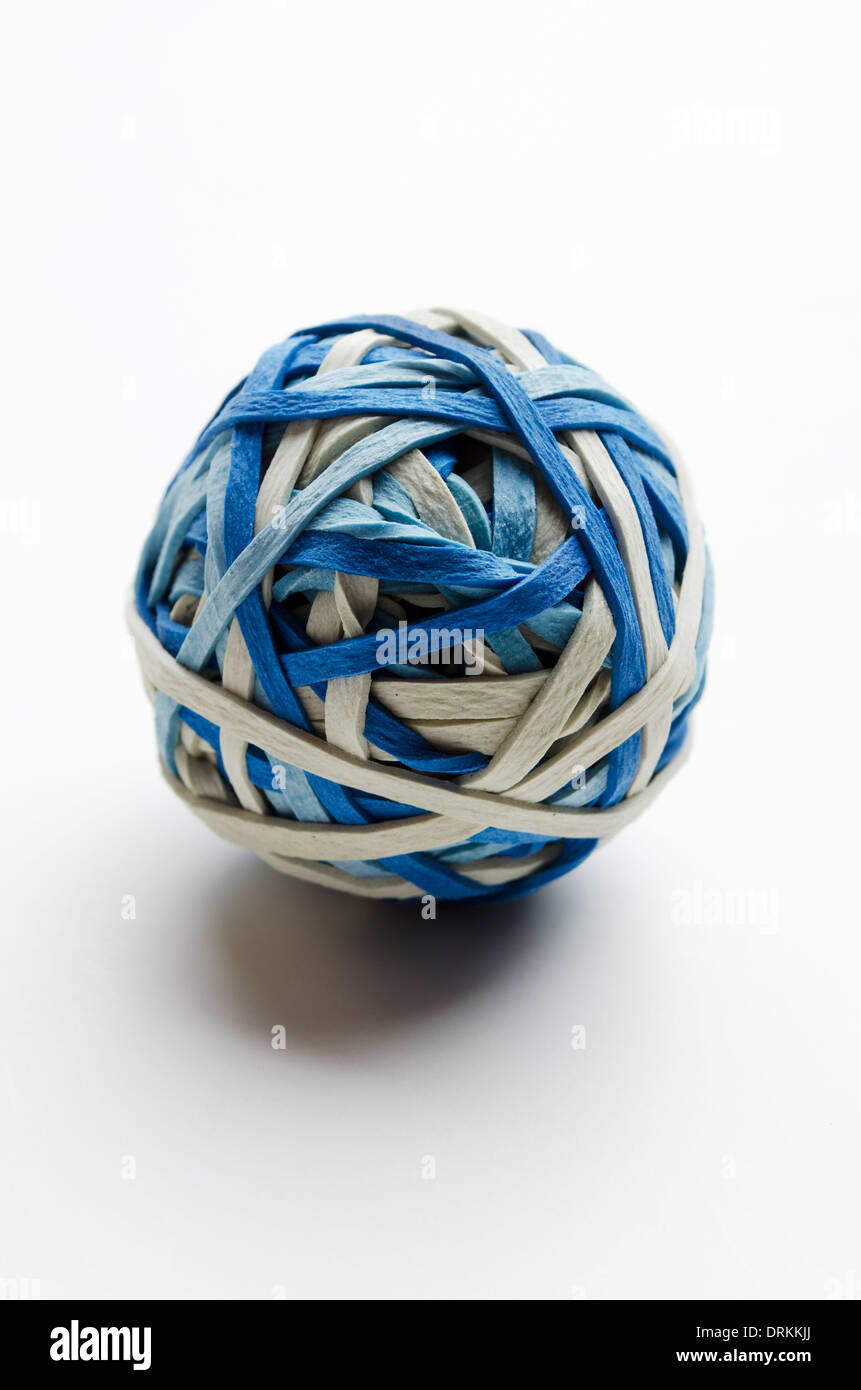 Rubber band balls Stock Photo - Alamy