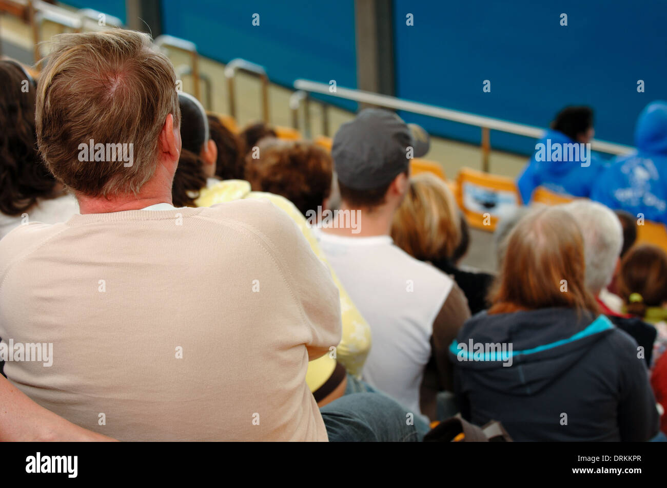 Spectators sitting enjoying the show Stock Photo - Alamy