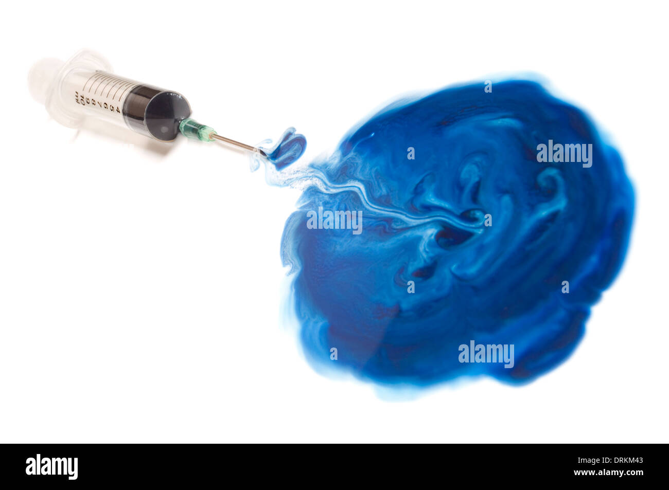 Syringe and Liquid Stock Photo - Alamy