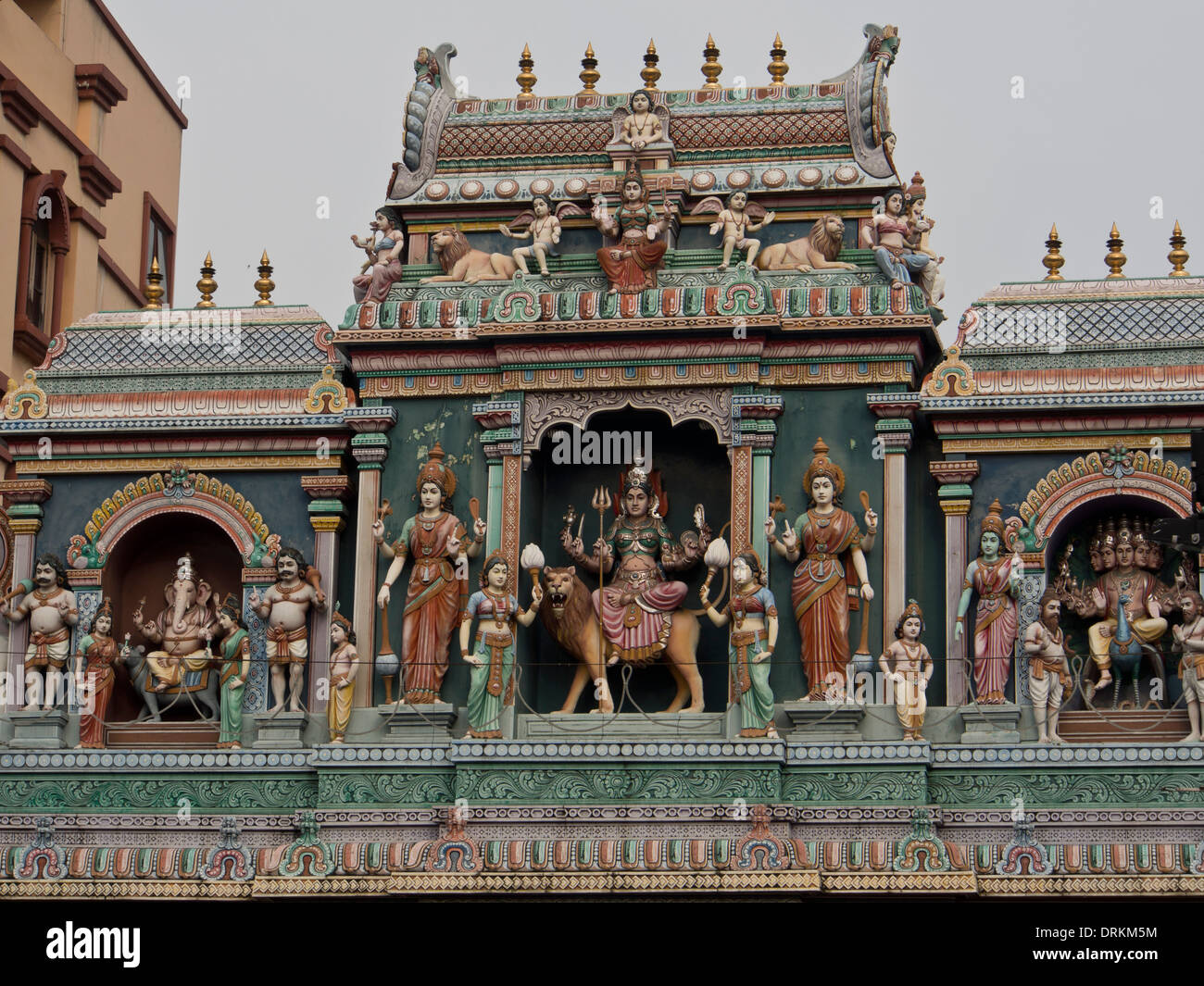Hindu temple in Little India, Singapore Stock Photo - Alamy