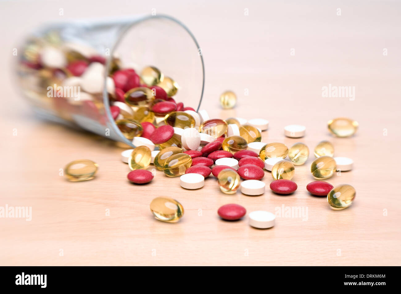 Pills and Capsules Stock Photo - Alamy
