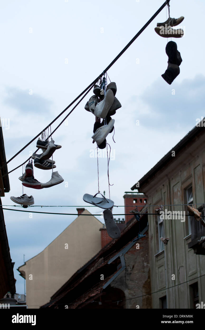Shoefiti hi-res stock photography and images - Alamy