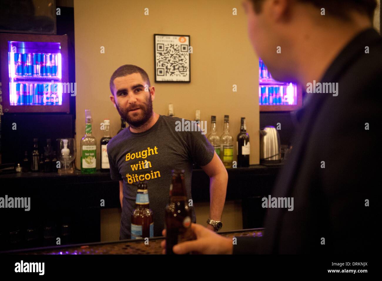 Manhattan, New York, USA. 13th Jan, 2014. CHARLES SHREM (left) and ...