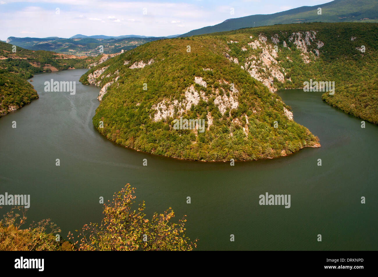 Meander of Vrbas River, Bosnia and Herzegovina Stock Photo - Alamy