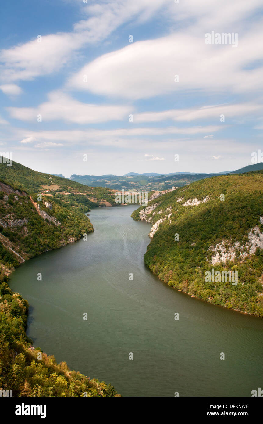 Meander of Vrbas River, Bosnia and Herzegovina Stock Photo - Alamy