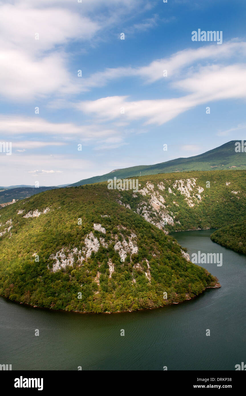 Meander of Vrbas River, Bosnia and Herzegovina Stock Photo - Alamy