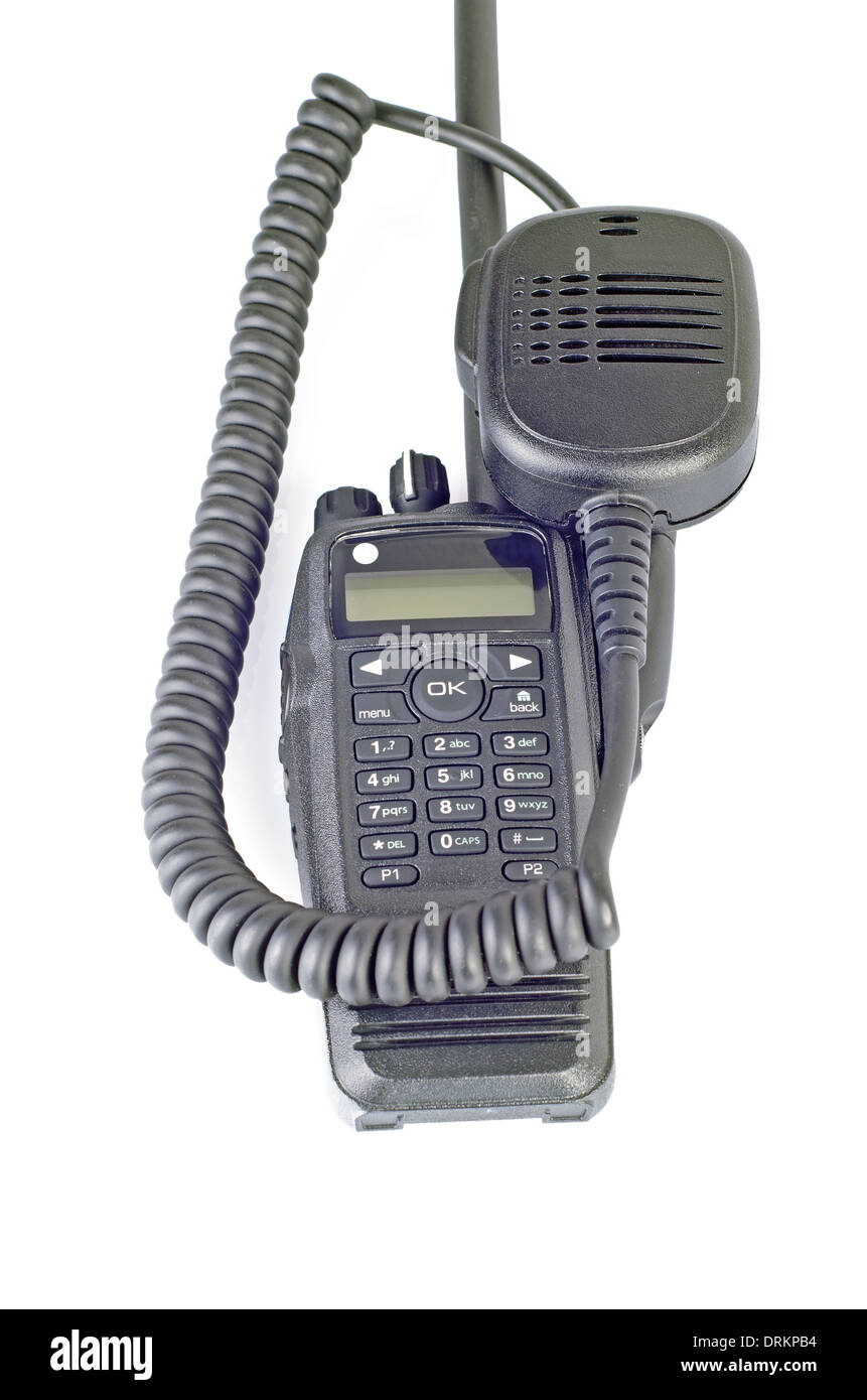 photo on a white background cb radio Stock Photo - Alamy