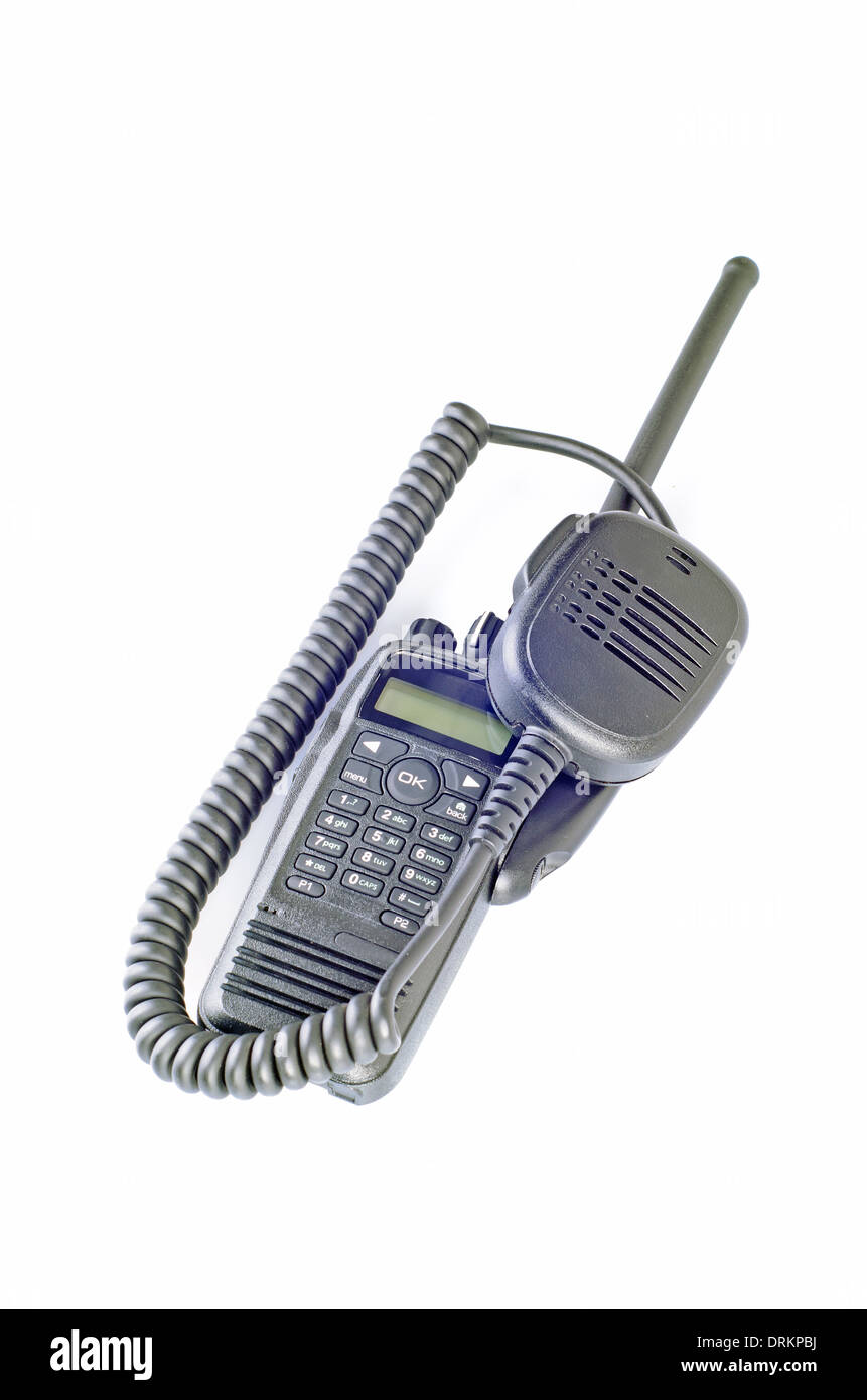 photo on a white background cb radio Stock Photo - Alamy